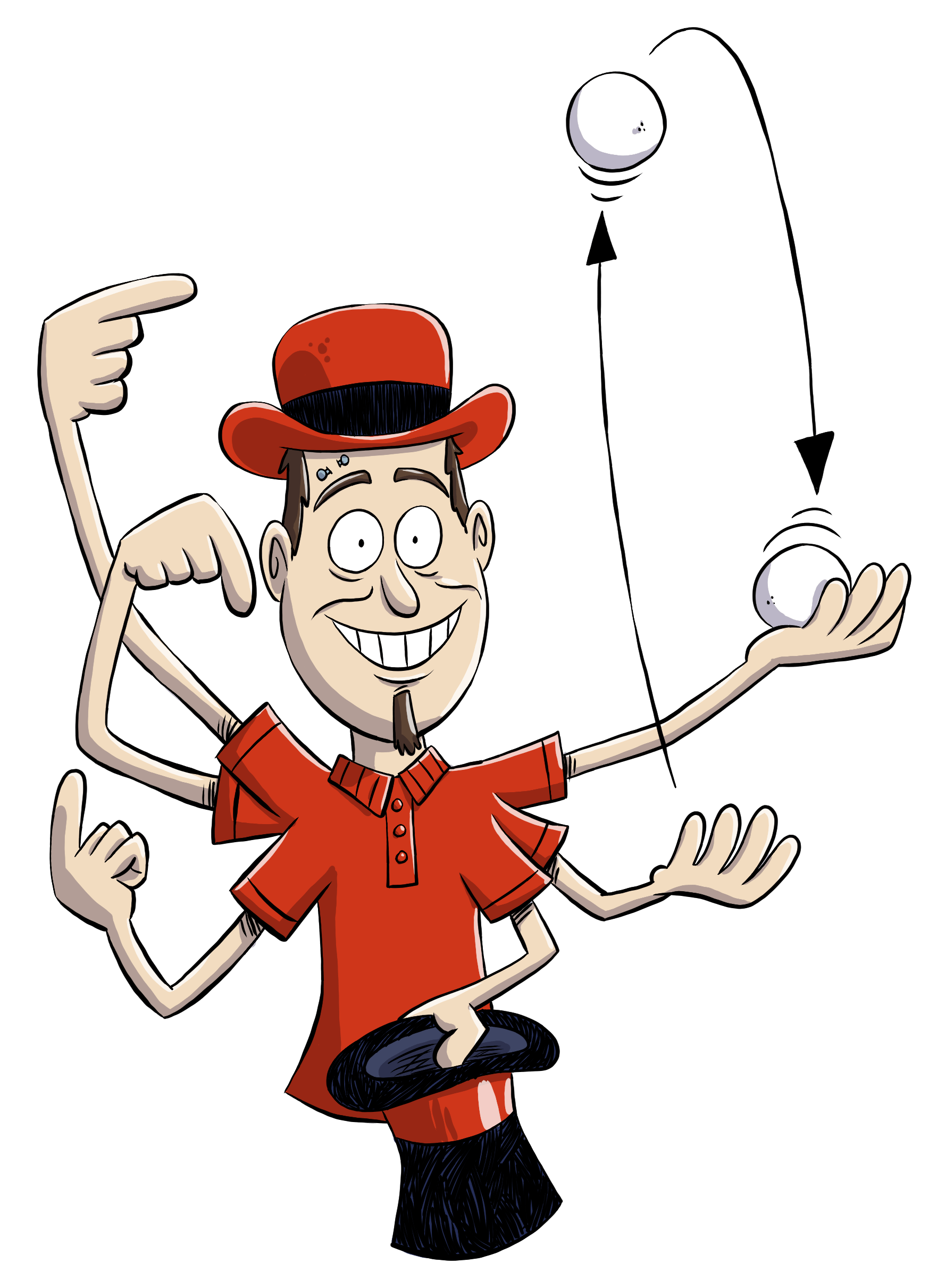 Gustave, jongleur à deux balles - Jonglerie théâtrale - La7ou9 Niort (79)